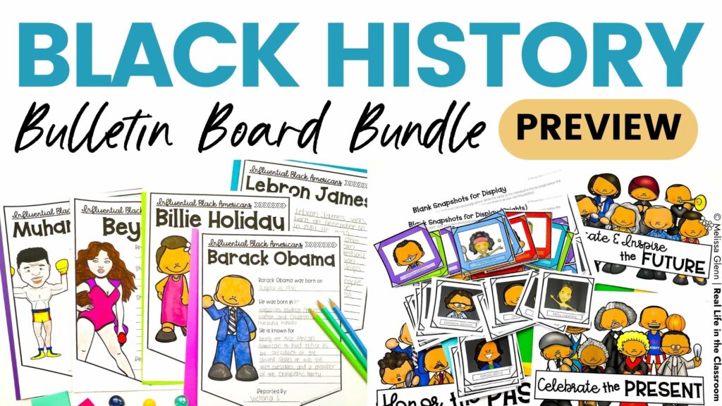 Black History Month Banners and Bulletin Board BUNDLE | Made By Teachers