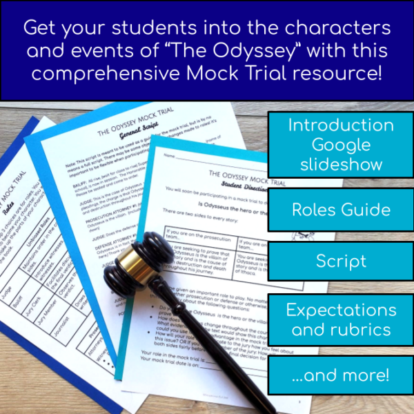 The Odyssey Mock Trial: Is Odysseus the hero or the villain? | Made By ...