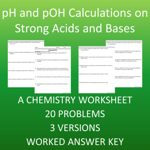 Dilution, Molarity, and Volume Calculations: A Chemistry Worksheet ...