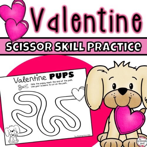 Valentine Cutting Practice with Scissors | Made By Teachers