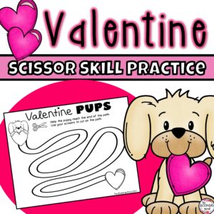Valentine Cutting Practice with Scissors | Made By Teachers