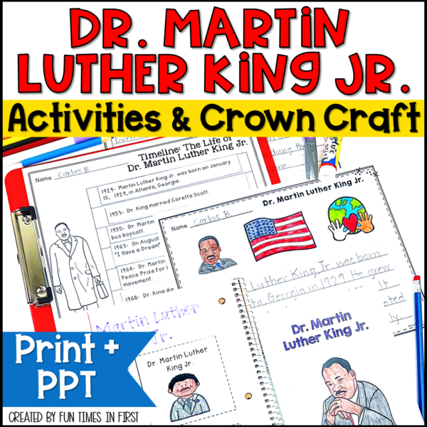 Martin Luther King Jr Activities - Little Books, Crafty Facts ...