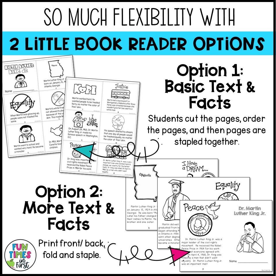 Martin Luther King Jr Activities - Little Books, Crafty Facts ...
