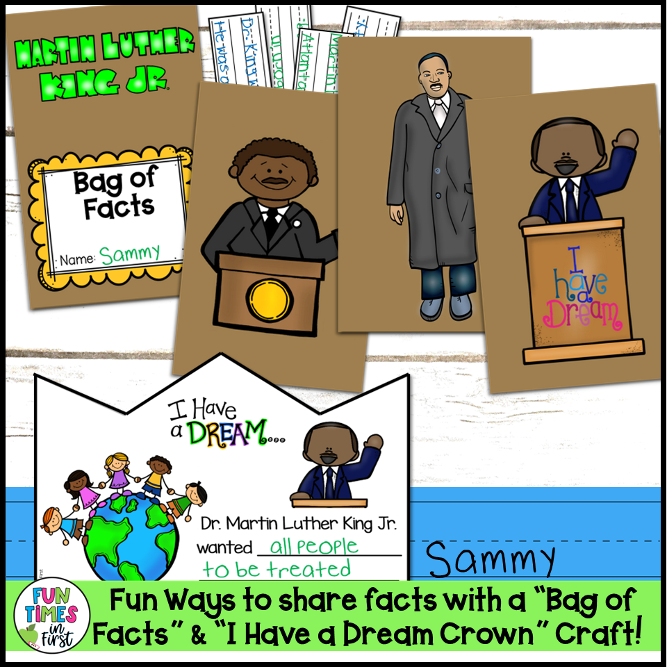 Martin Luther King Jr Activities - Little Books, Crafty Facts ...
