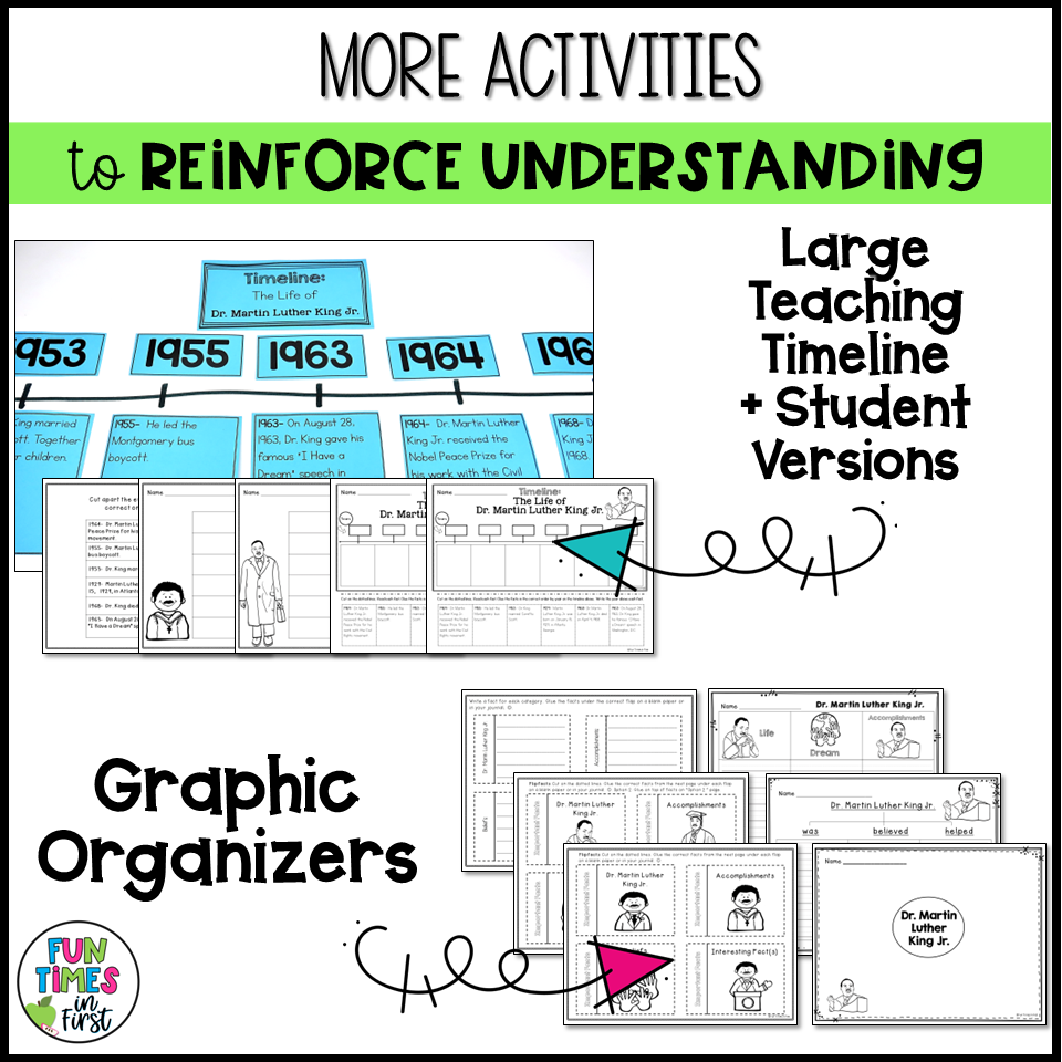 Martin Luther King Jr Activities - Little Books, Crafty Facts ...