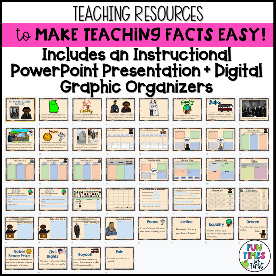 Martin Luther King Jr Activities - Little Books, Crafty Facts ...