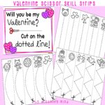 February Cutting Practice | Valentine's Day Scissor Skills | Made By ...