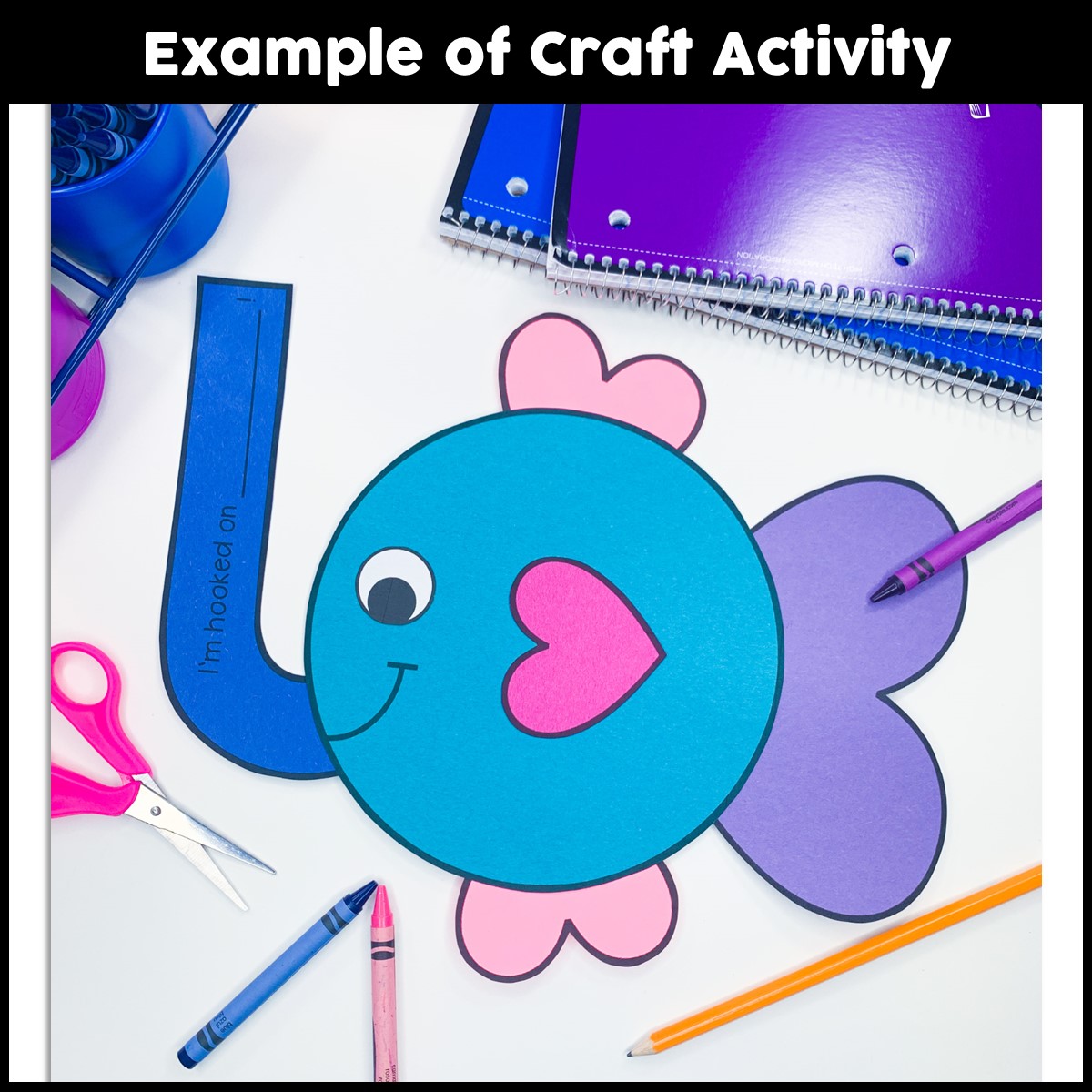 Valentines Day Fish Craft | Valentines Day Activities | Valentine ...