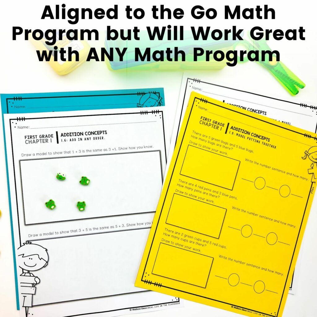 Go Math Chapter 1 Addition Concepts, First Grade | Made By Teachers