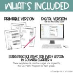 Go Math Chapter 4 Subtraction Strategies, First Grade | Made By Teachers