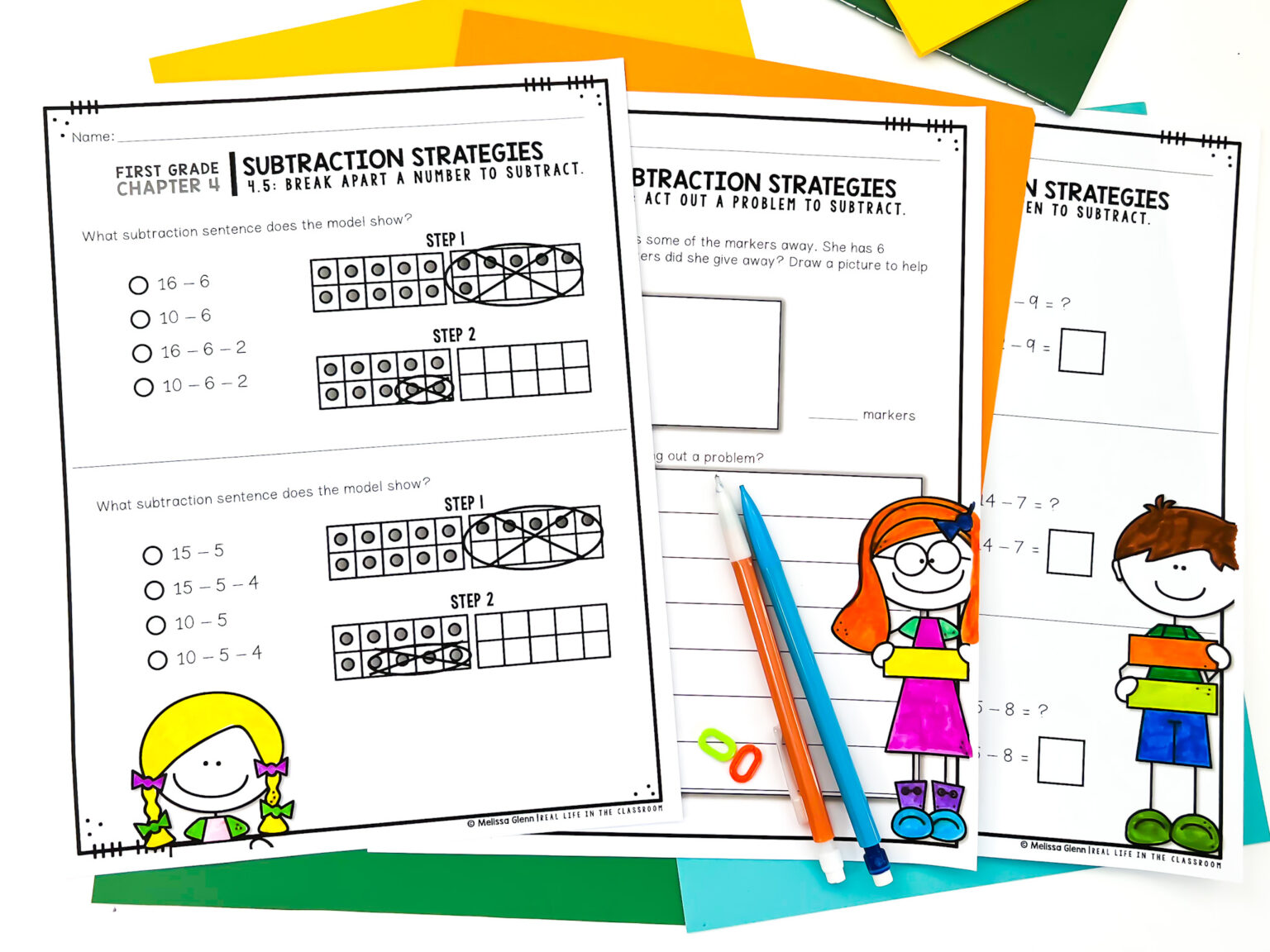 Go Math Chapter 4 Subtraction Strategies, First Grade | Made By Teachers