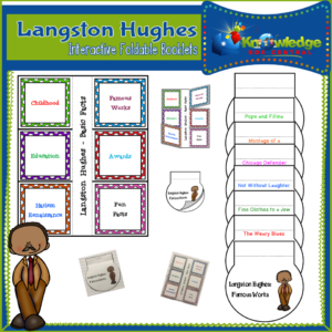 Langston Hughes Interactive Foldable Booklets | Made By Teachers