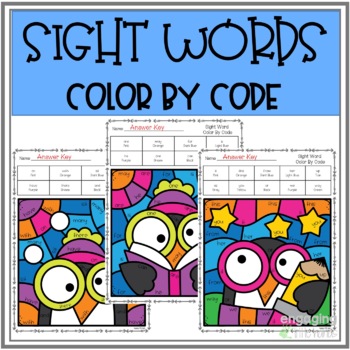 Sight Words Color by Code | Made By Teachers