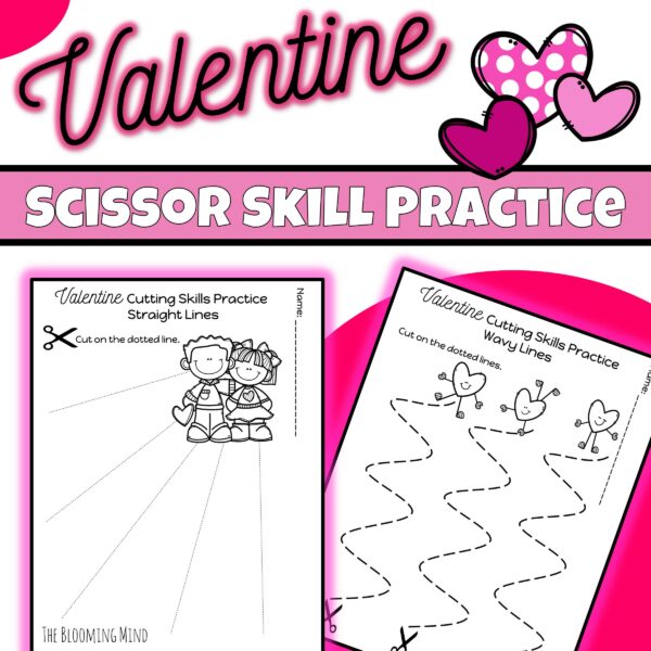 Valentine's Day Scissor Practice | Made By Teachers