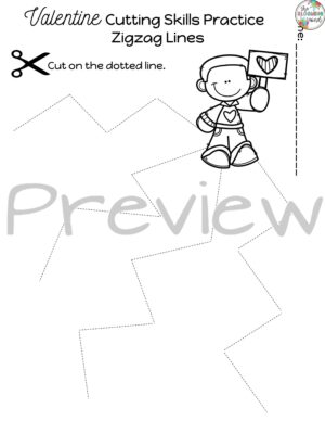 Valentine's Day Scissor Practice | Made By Teachers