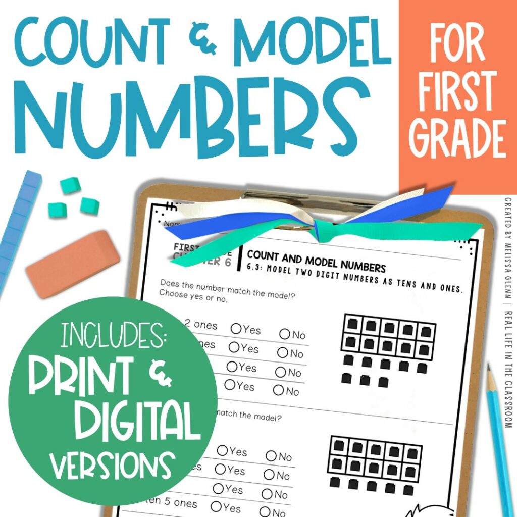 Go Math Chapter 6 Count & Model Numbers, First Grade | Made By Teachers