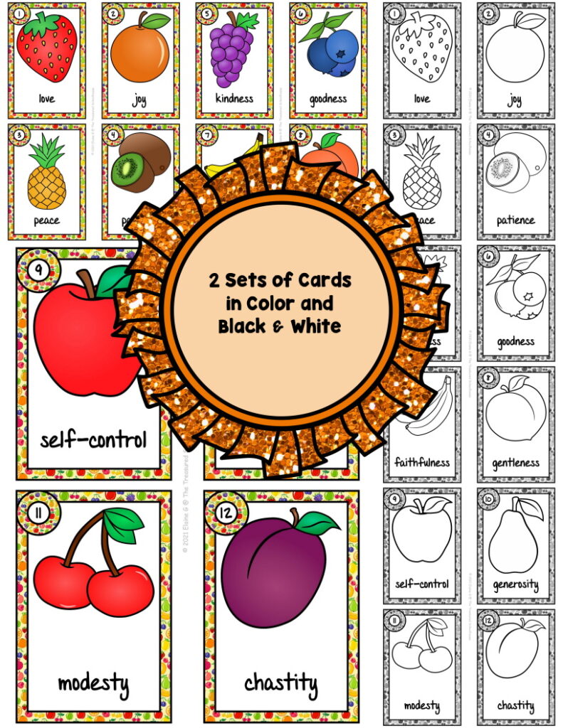 Fruit of the Spirit Write the Room | Made By Teachers