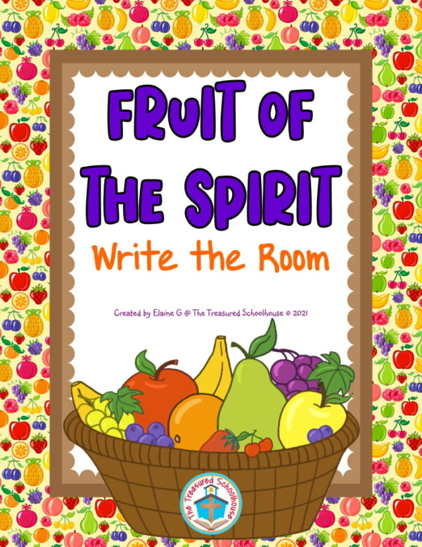 Fruit of the Spirit Write the Room | Made By Teachers