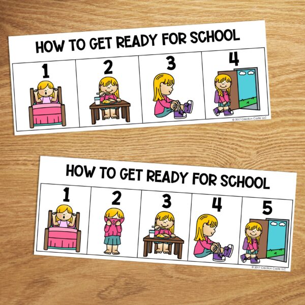 Sequencing Worksheets with Picture Cards for How to Writing | Made By ...