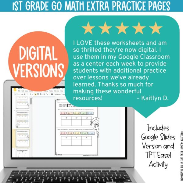 Go Math - First Grade - Chapter 8 - Two Digit Addition and Subtraction ...