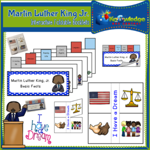 Martin Luther King, Jr. Interactive Foldable Booklets | Made By Teachers
