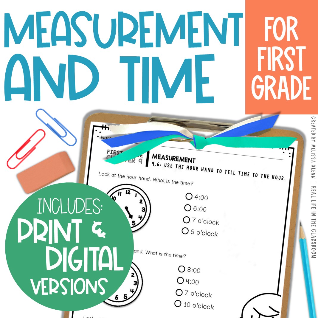 Go Math - First Grade - Chapter 9 - Nonstandard Measurement Time | Made ...