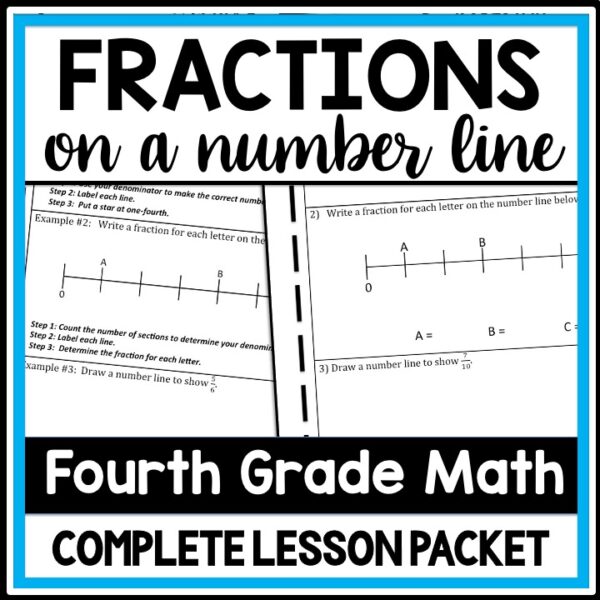 Fractions On A Number Line 4th Grade CCSS Aligned Fraction Concepts Fractions On A Number Line 4th Grade CCSS Aligned Fraction Concepts