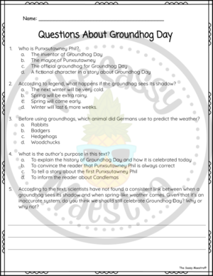 Groundhog Day Día de la Marmota Reading Passages Bilingual Bundle ...