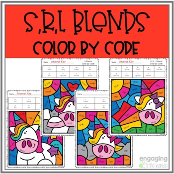 Blends, Digraphs, Prefix & Suffix Color by Code - Made By Teachers