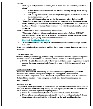 7th Science Lesson Thermal Energy Device OAS 7.PS1.6 NGSS MS-PS1-6 ...