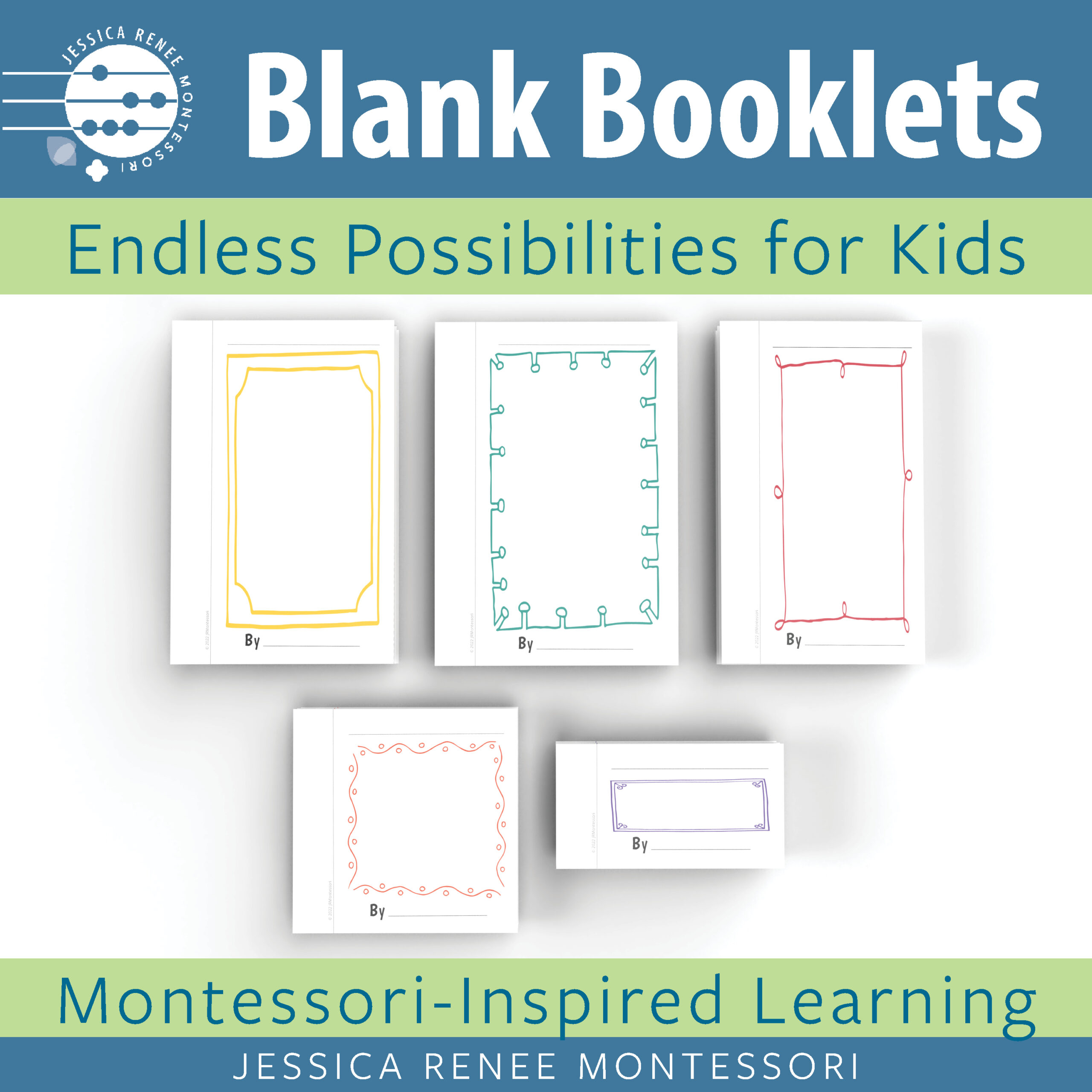 Montessori Blank Booklets for Kids | Made By Teachers