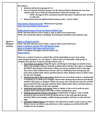 7th Science Lesson Potential/Kinetic Energy 7.PS3.1 7.PS3.2 MS-PS3-1 MS ...