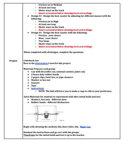 7th Science Lesson Kinetic Energy Transfer OAS 7.PS3.5 NGSS MS-PS3-5 ...