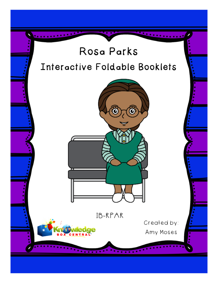 Rosa Parks Interactive Foldable Booklets | Made By Teachers