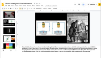 8th Science Electric/Magnetic/Gravitational 8.PS2.3,2.4, 2.5 MS-PS2-3,2 ...