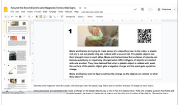 8th Science Electric/Magnetic/Gravitational 8.PS2.3,2.4, 2.5 MS-PS2-3,2 ...