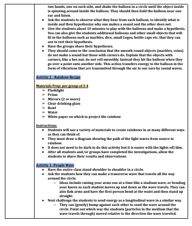 8th Science Lesson Waves, Digitized Signals OAS 8.PS4.1, 4.3 NGSS MS ...