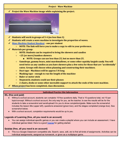 8th Science Lesson Waves, Digitized Signals OAS 8.PS4.1, 4.3 NGSS MS ...