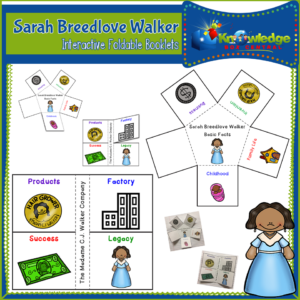 Sarah Breedlove Walker Interactive Foldable Booklets | Made By Teachers