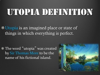 Introduction to Dystopia Powerpoint & Crossword | Made By Teachers