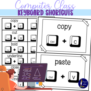 Computer Class Posters Keyboard Shortcuts | Made By Teachers
