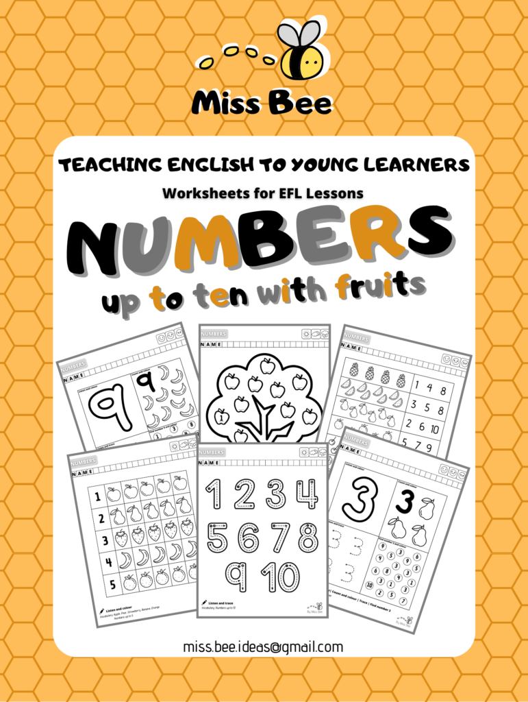 Numbers up to ten with fruits | Made By Teachers