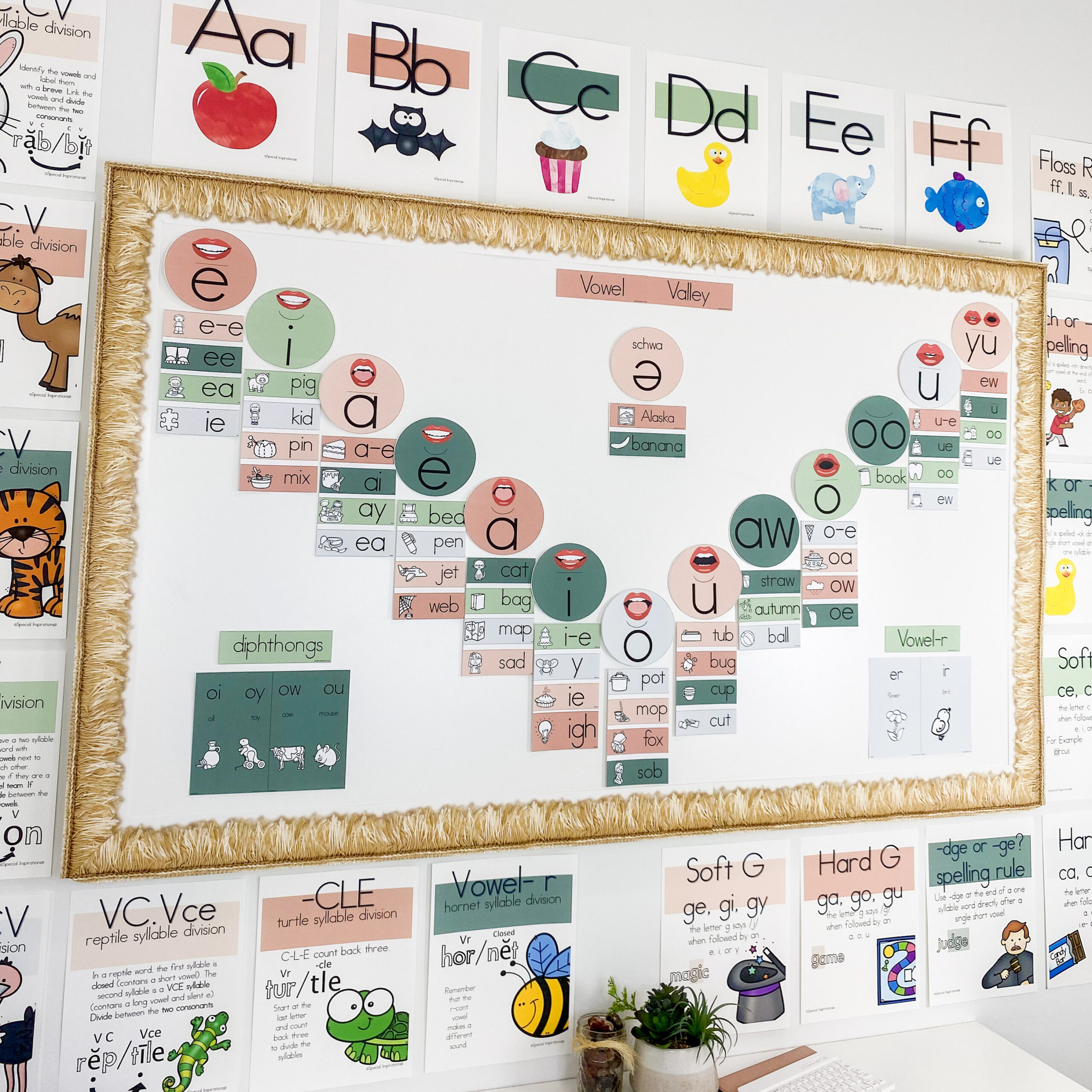 Boho Theme Sound Wall | Made By Teachers