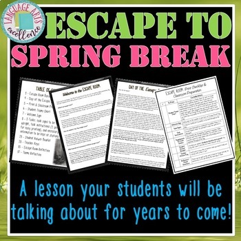 Escape to Spring Break Escape Room | Made By Teachers