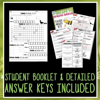 Escape to Spring Break Escape Room | Made By Teachers