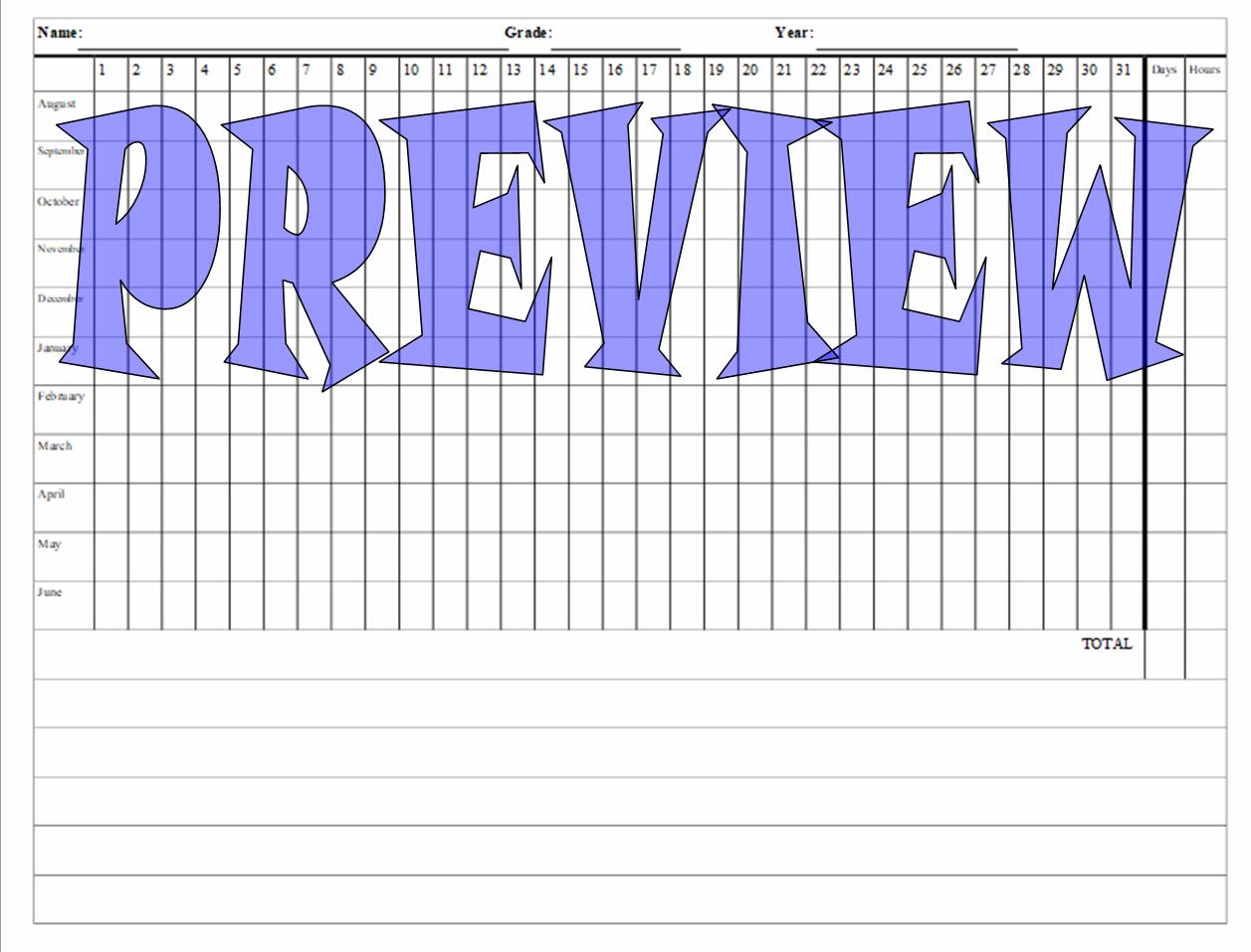 Attendance Record | Made By Teachers