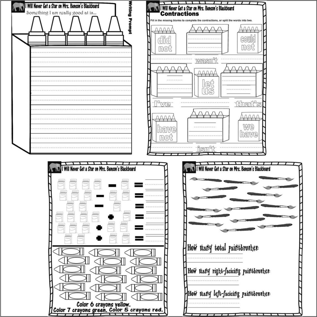 I Will Never Get a Star on Mrs. Benson’s Blackboard Book Companion ...