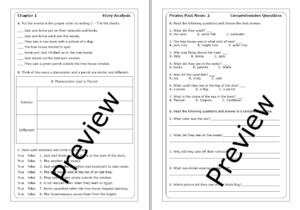 Magic Tree House "Pirates Past Noon" worksheets - Made By Teachers
