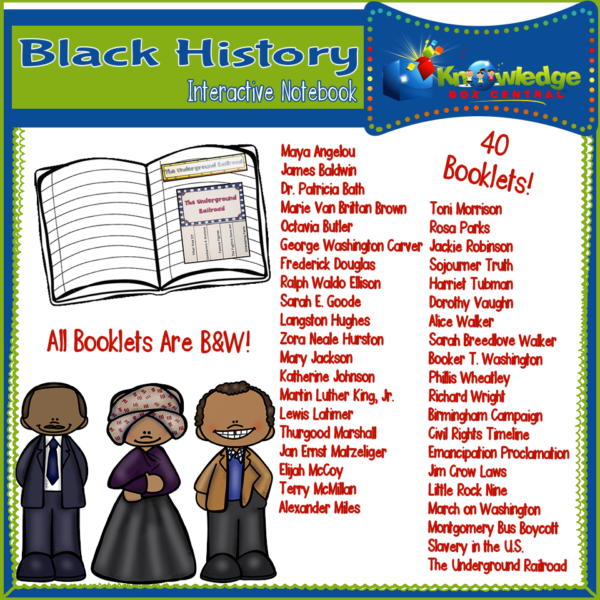 Black History Interactive Notebook | Made By Teachers