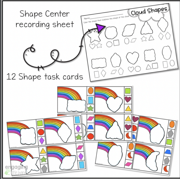 Printable Spring Math and Literacy Centers for Kindergarten | Made By ...
